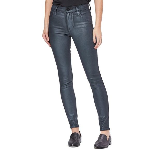 PAIGE | Jeans | Paige Womens Hoxton Pearlized Stone Coating High Rise ...
